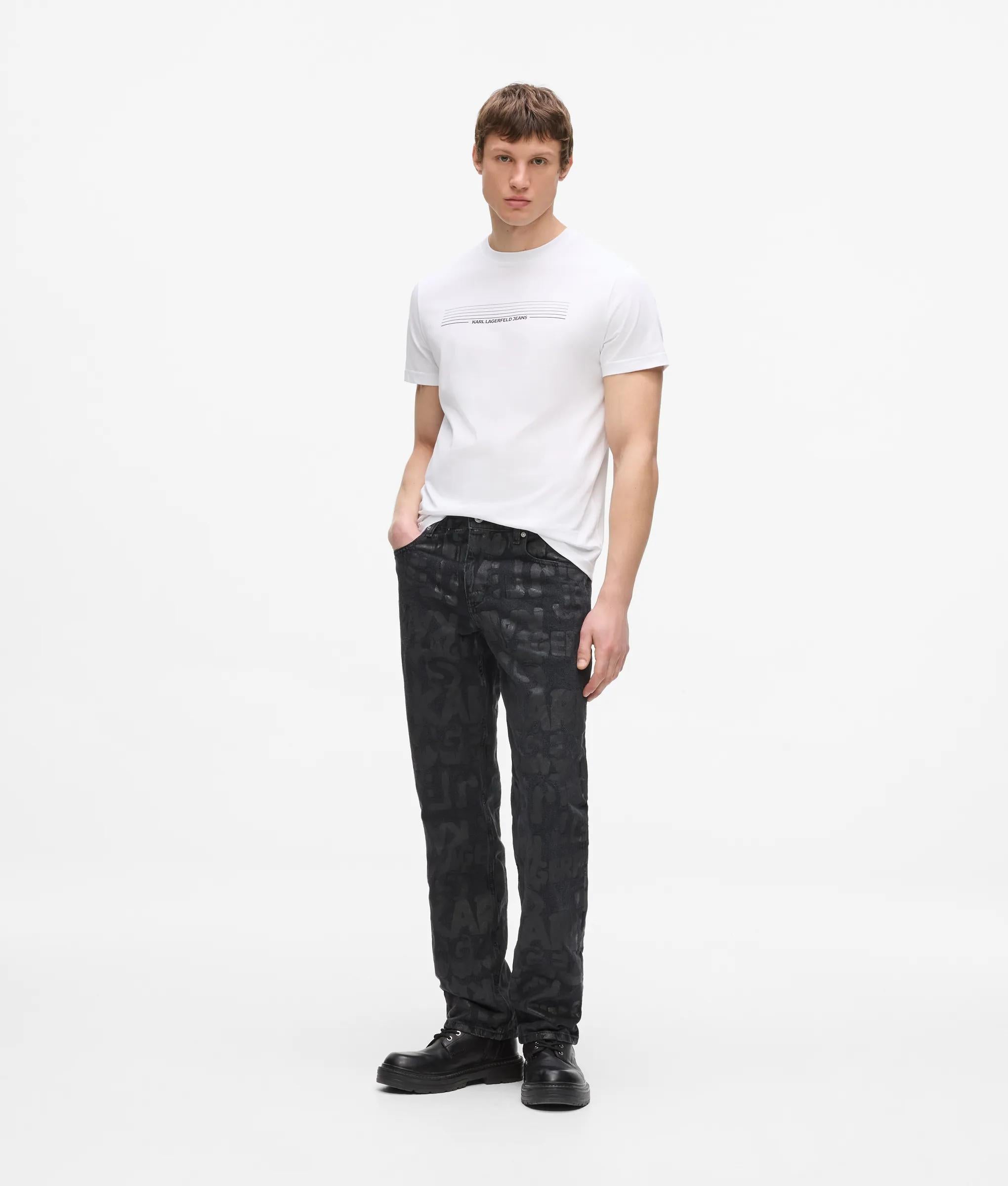 MAISON MARGIELA cotton t-shirt with contrast logo